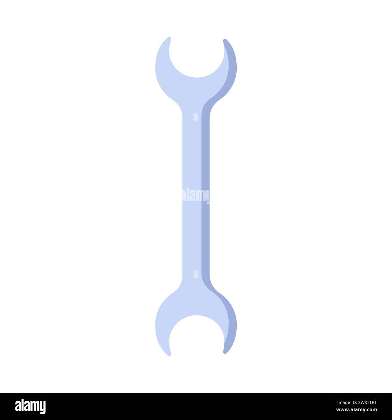 Electricity wrench key. Electrician tools, electrician supplies flat ...