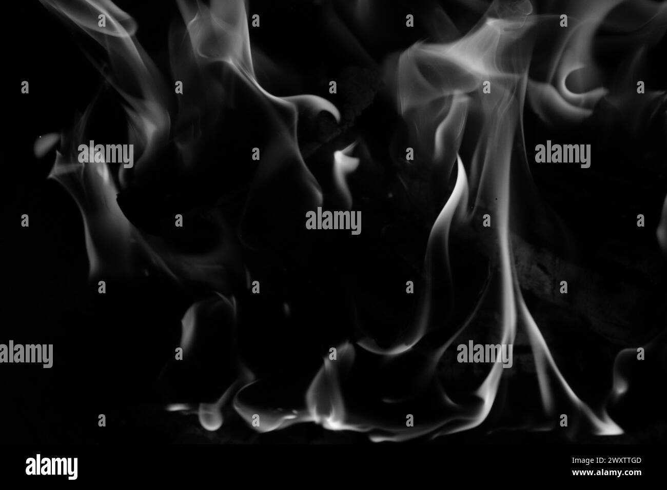 Flame white background fire Black and White Stock Photos & Images - Alamy