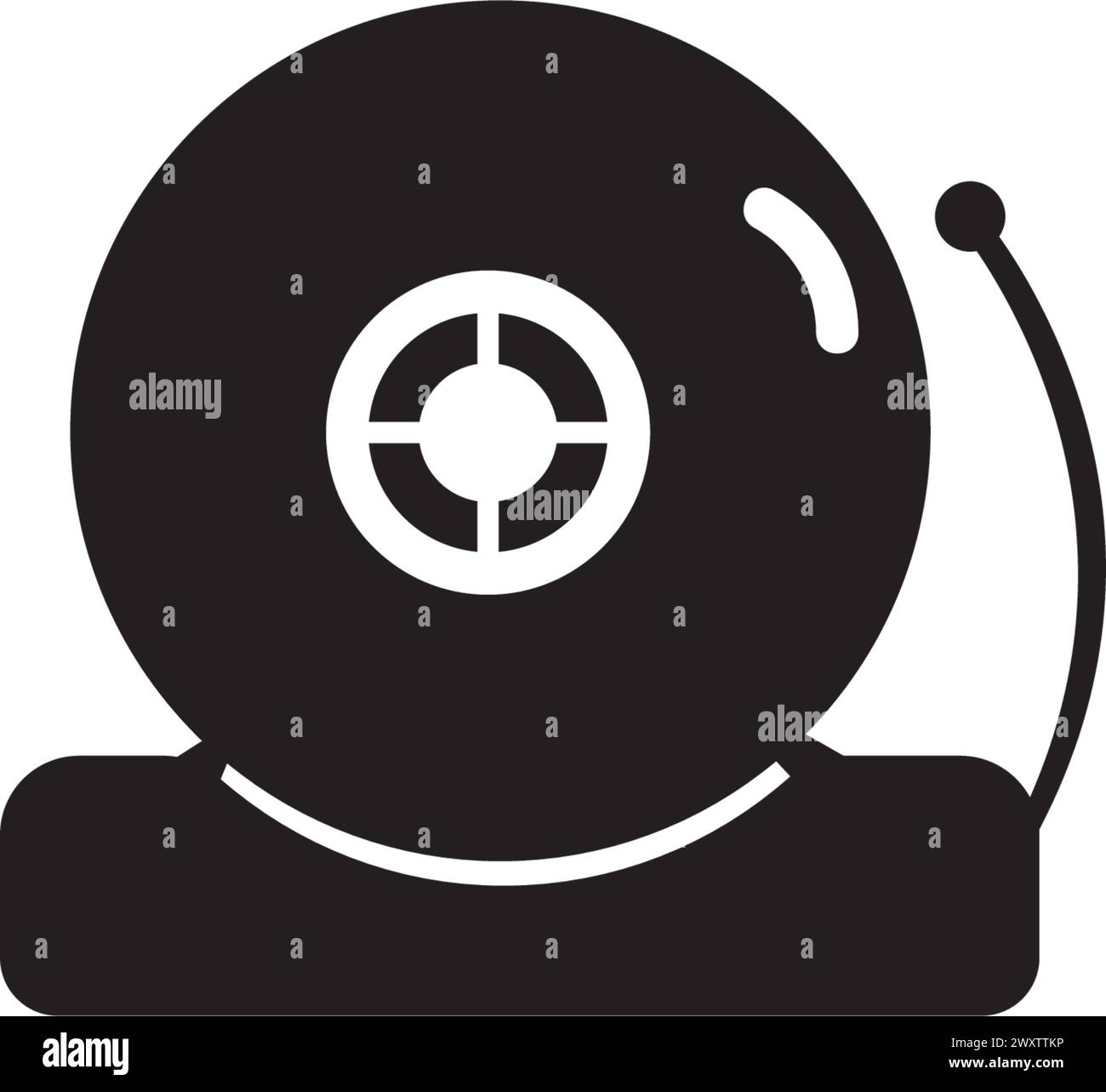 Vector Alarm bell logo icon template vector illustration design Stock ...