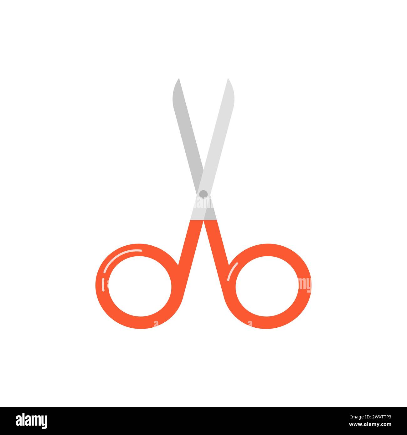 Electricity scissors tool. Electrician tools, electrician supplies flat ...