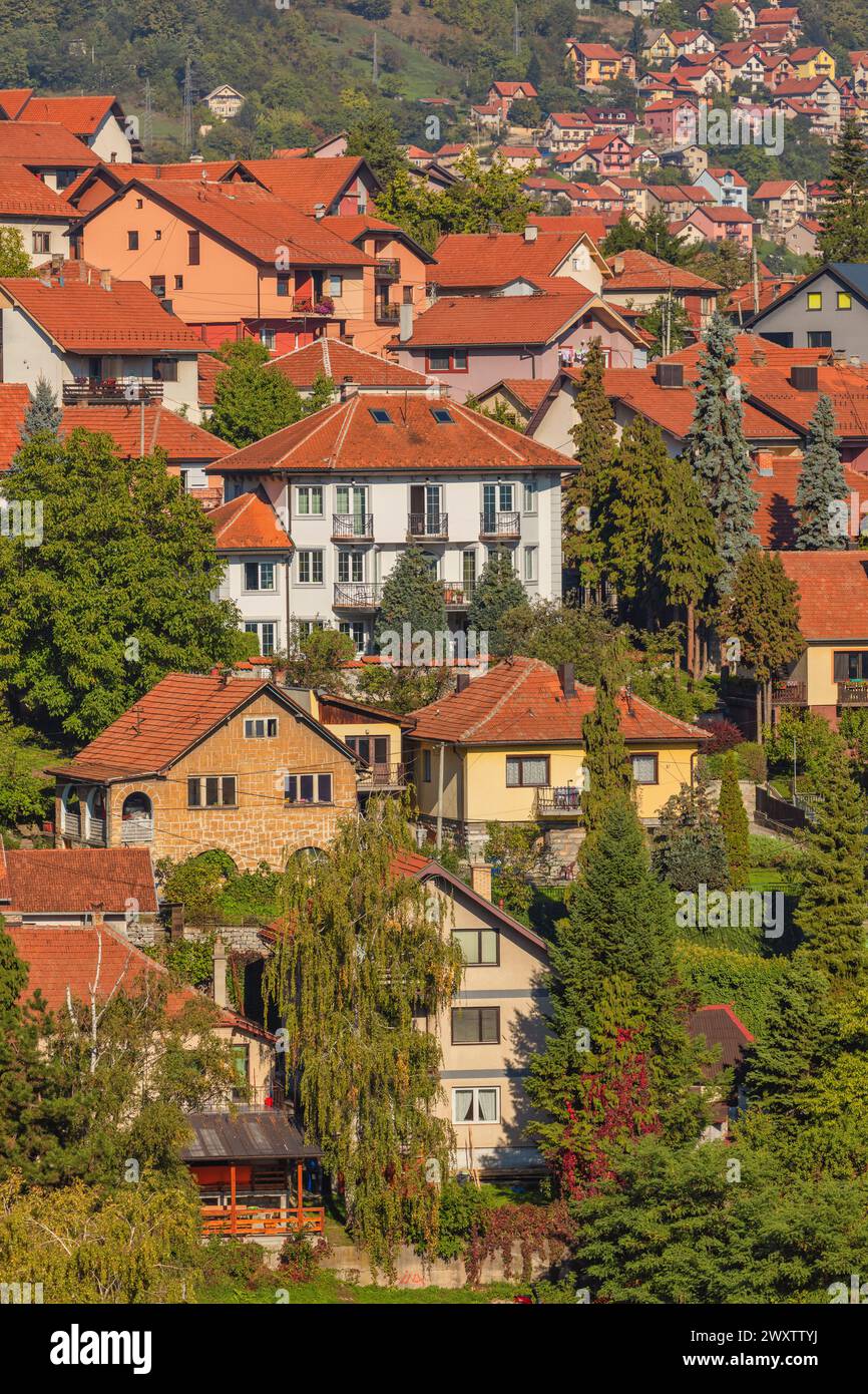 Cityscape of Uzice, Serbia Stock Photo - Alamy