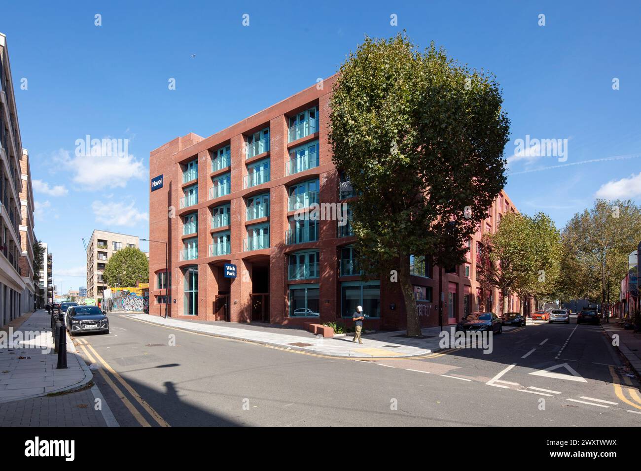 Front elevation showing the whole development. Wick Park, London ...
