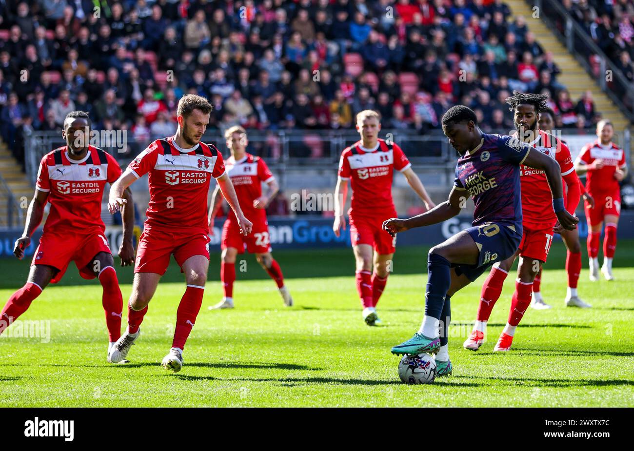 Peterborough United's Ephron Mason-Clark during the Sky Bet League One ...