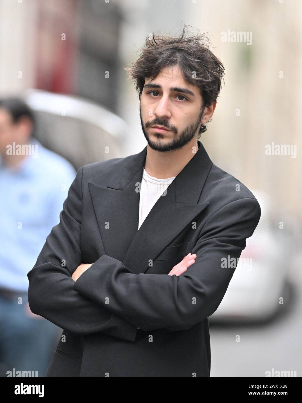 Ben Attal during the unveiling ceremony of the "Maison des Illustres ...
