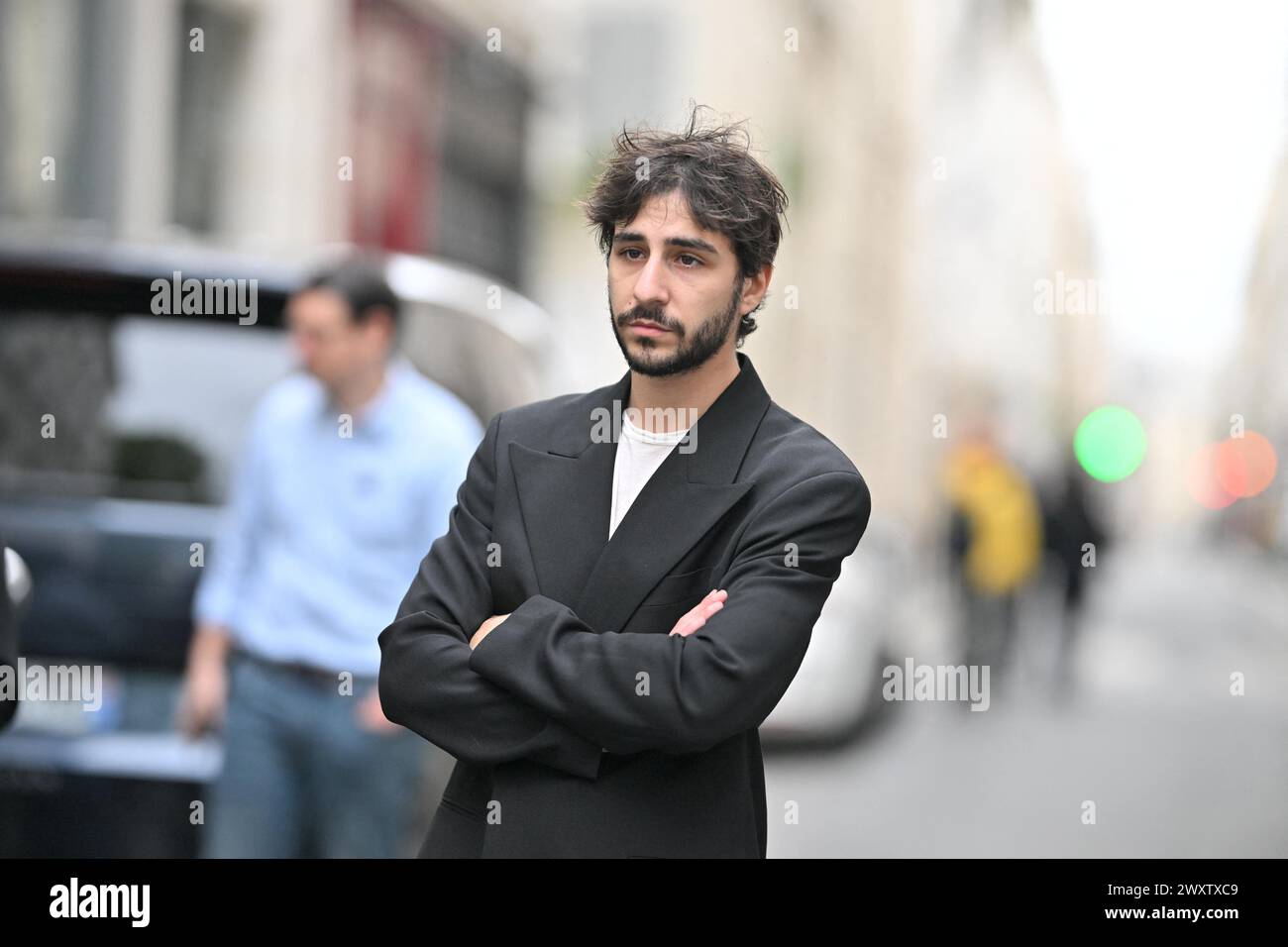 Ben Attal during the unveiling ceremony of the "Maison des Illustres ...