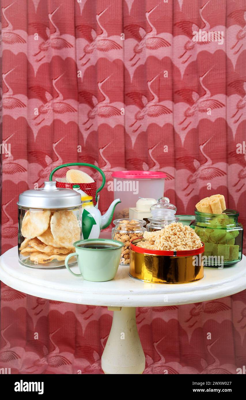Indonesian Traditional Snack Popular for Lebaran Festive. Rengginang ...