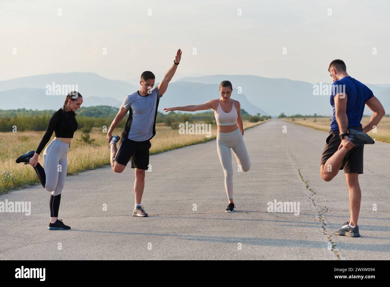Dynamic running poses hi-res stock photography and images - Alamy