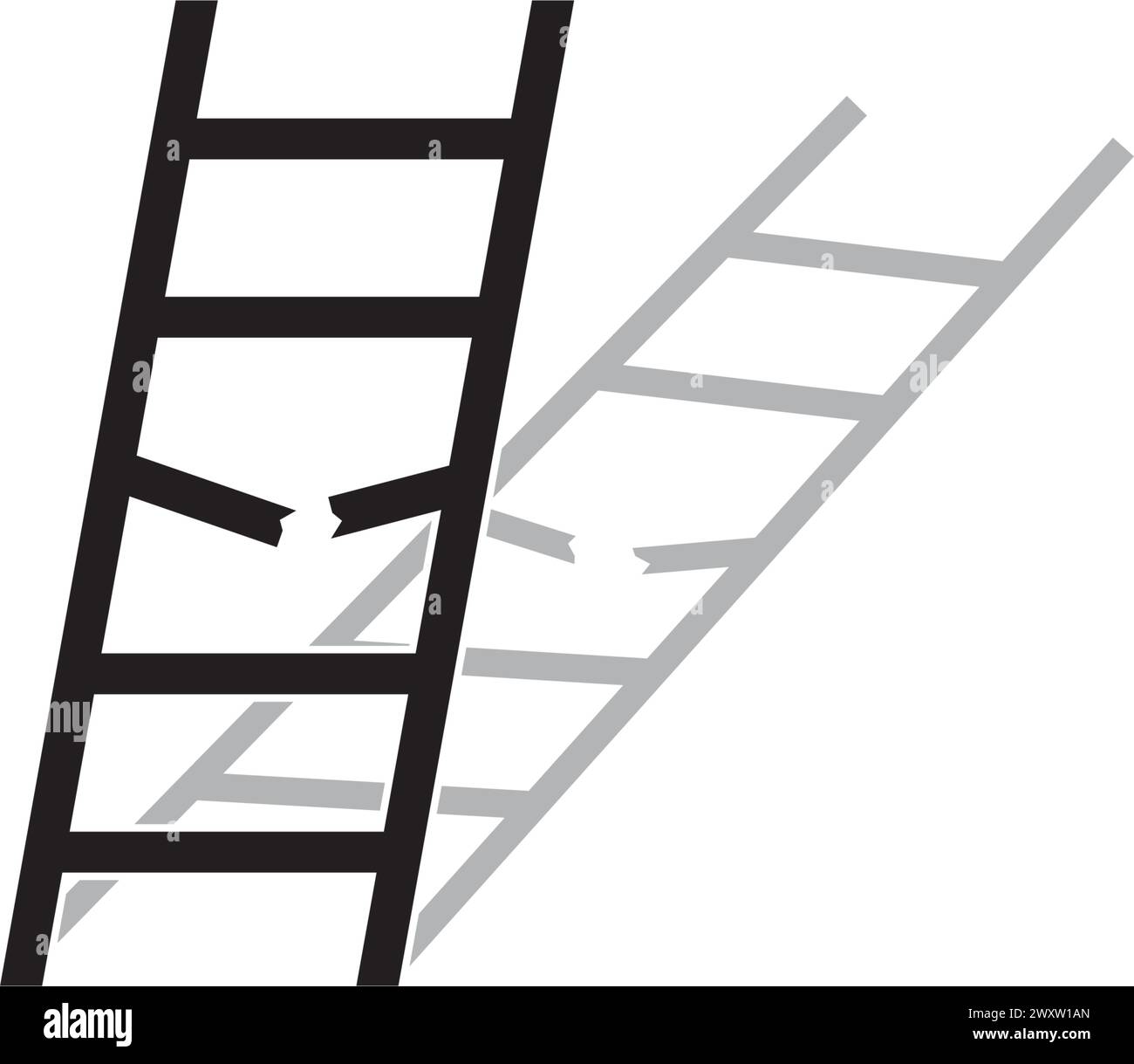 Ladder and Stairs Logo Template vector icon illustration design Stock ...