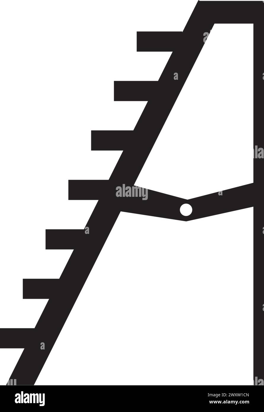 Ladder and Stairs Logo Template vector icon illustration design Stock ...