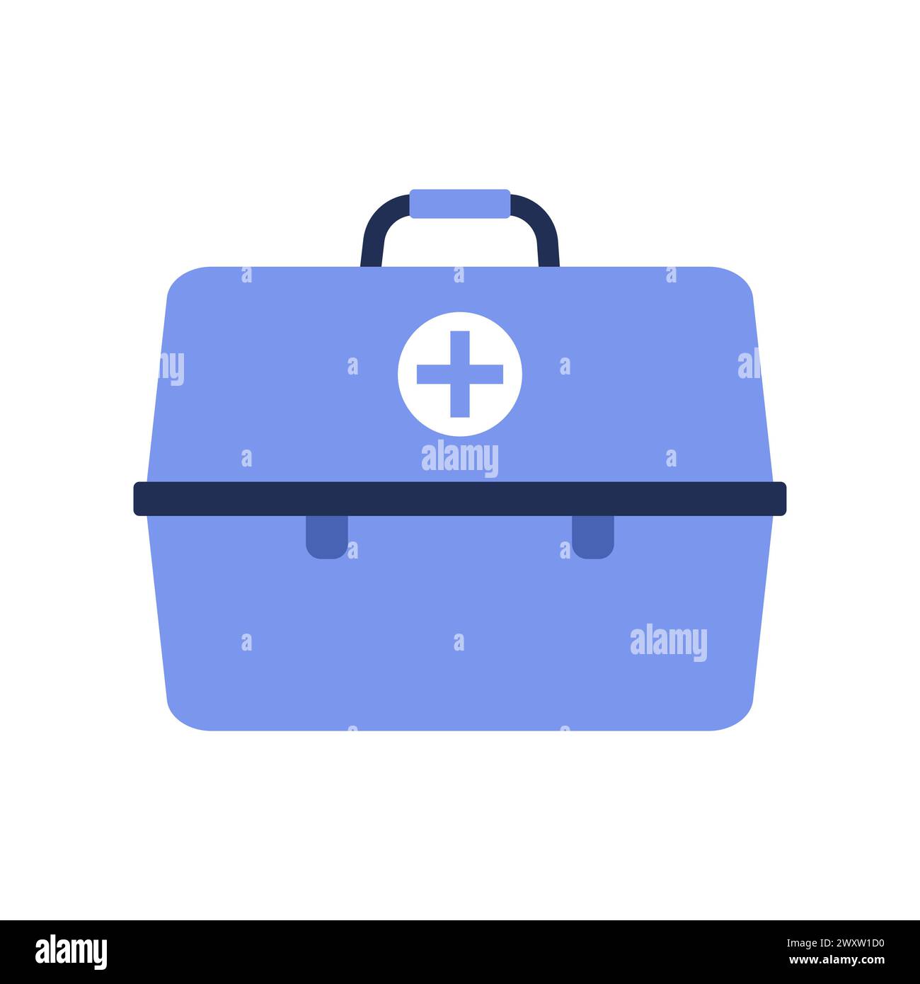 First aid kit, ambulance emergency box, medical help suitcase vector ...