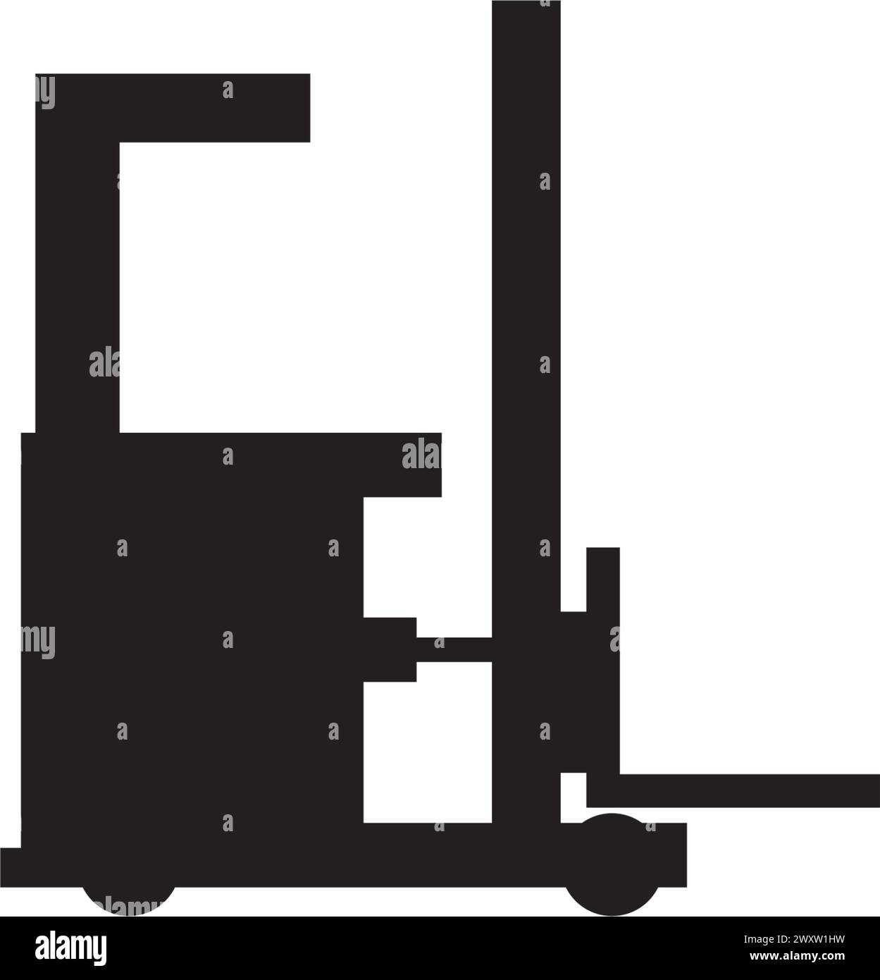 Forklift logo template vector icon illustration design Stock Vector ...