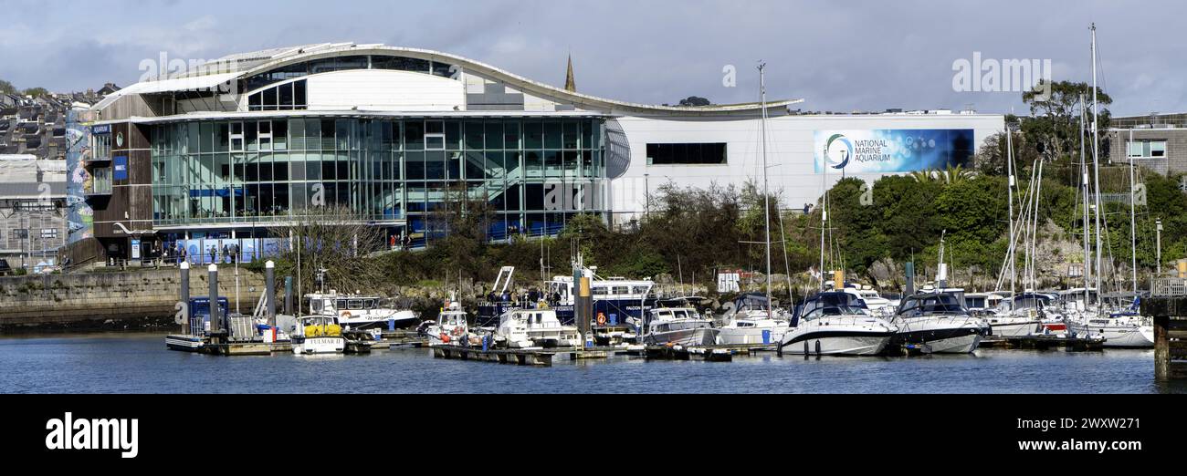 View across the harbour towards Plymouth Sea Life Centre - National ...
