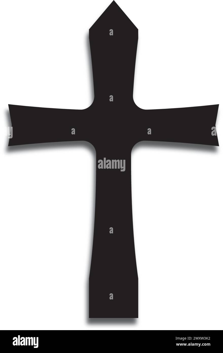 symbol of Christian cross,vector icon logo illustration design Stock ...