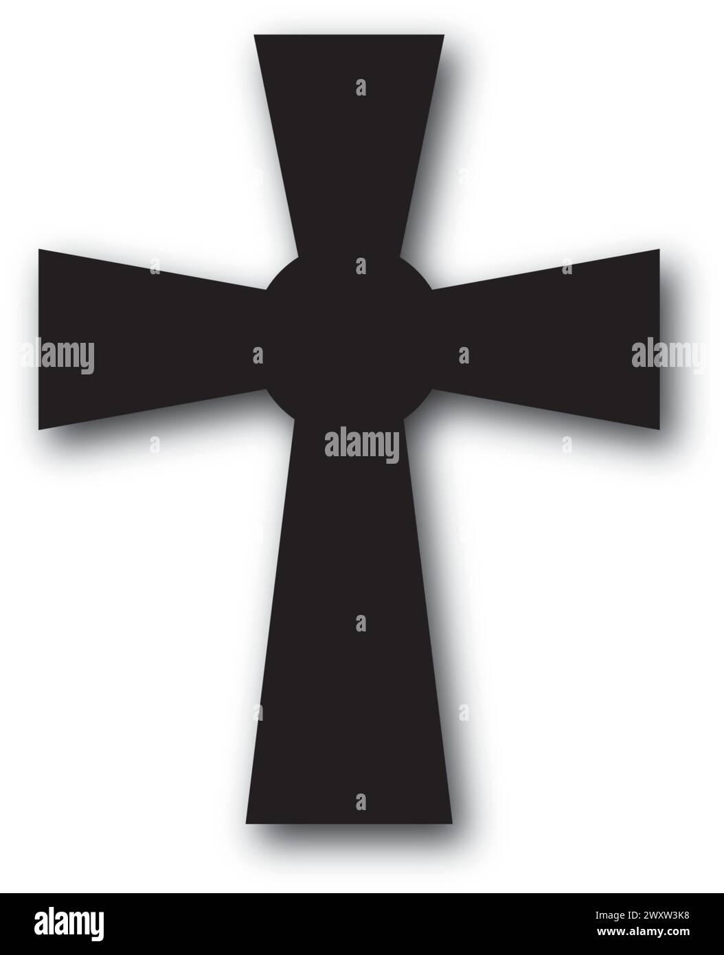 symbol of Christian cross,vector icon logo illustration design Stock ...