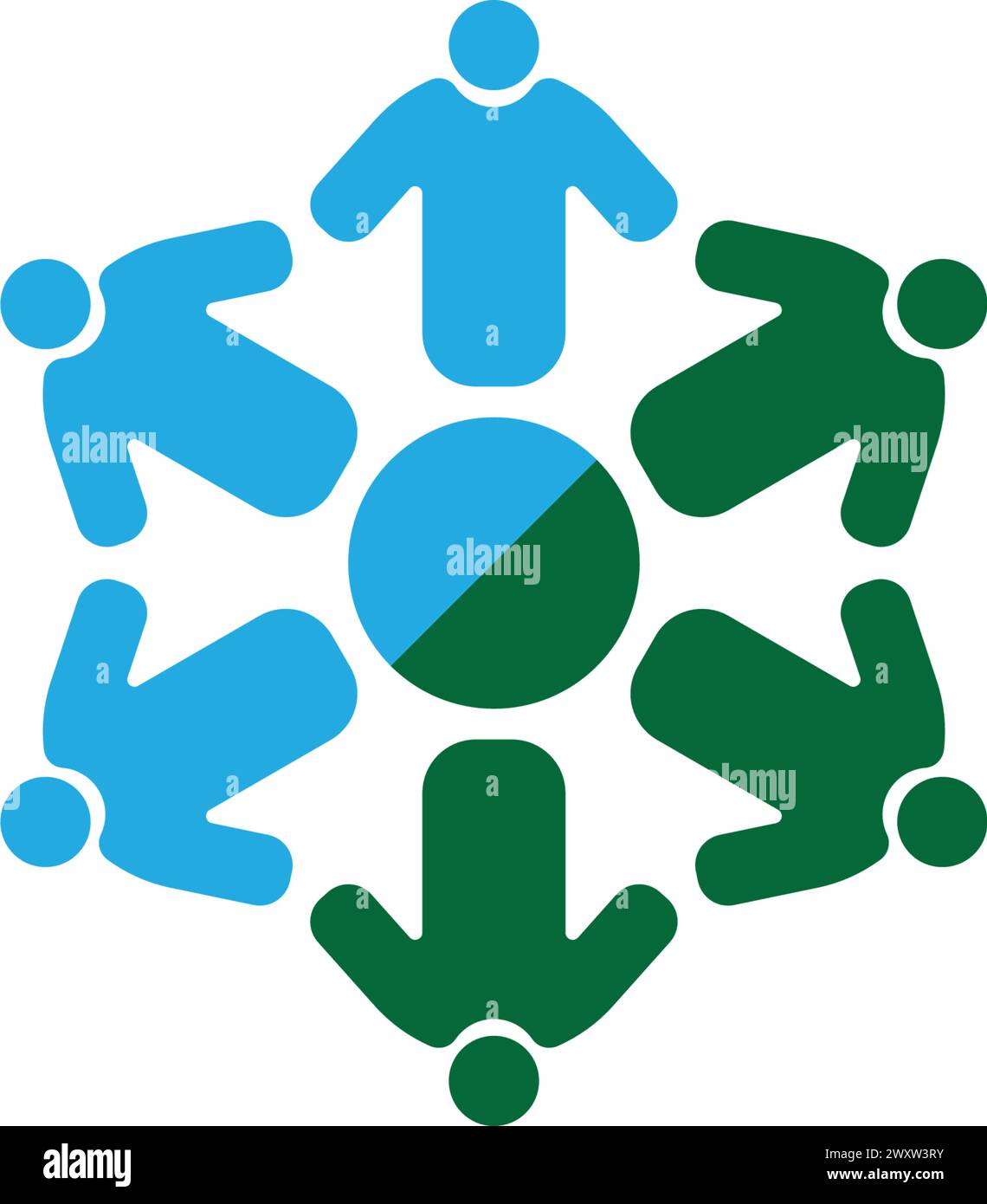 Globe community logo design team hi-res stock photography and images ...