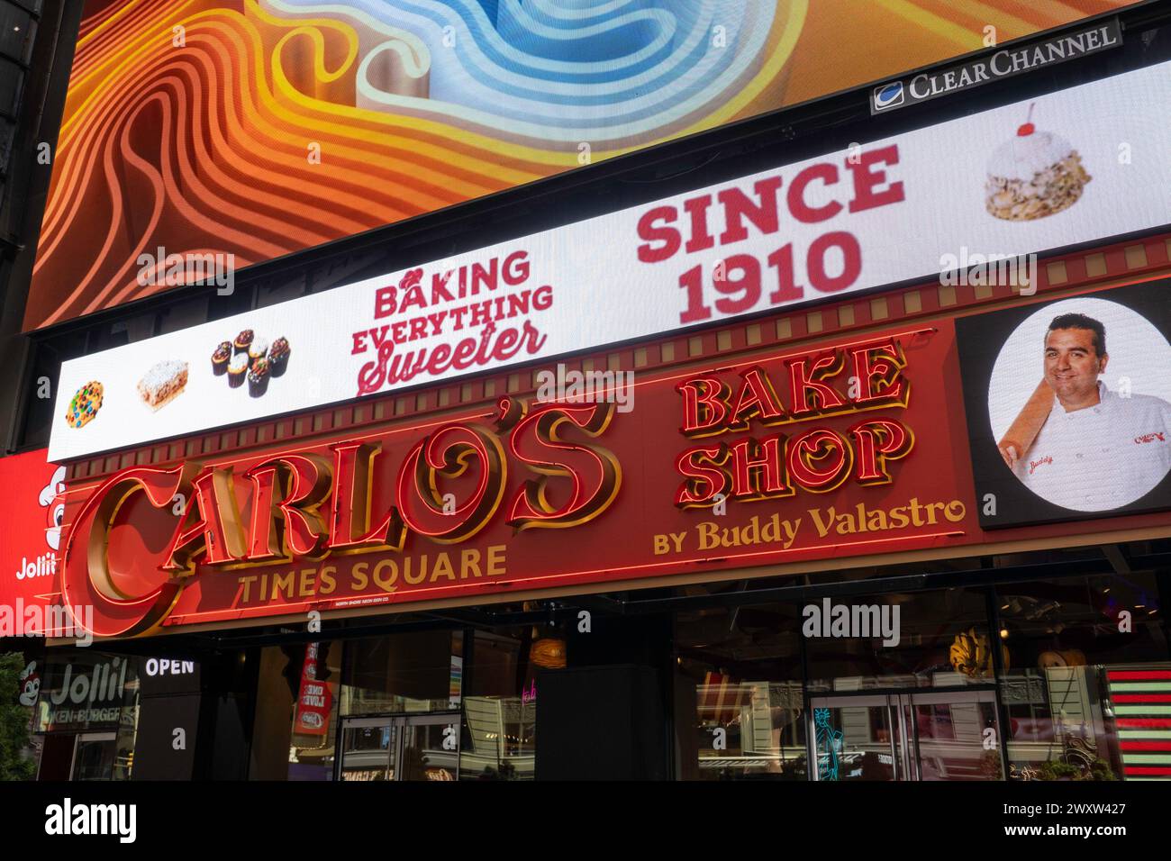 Carlos bake shop is located in the heart of Times Square and serves a wide variety of baked ...