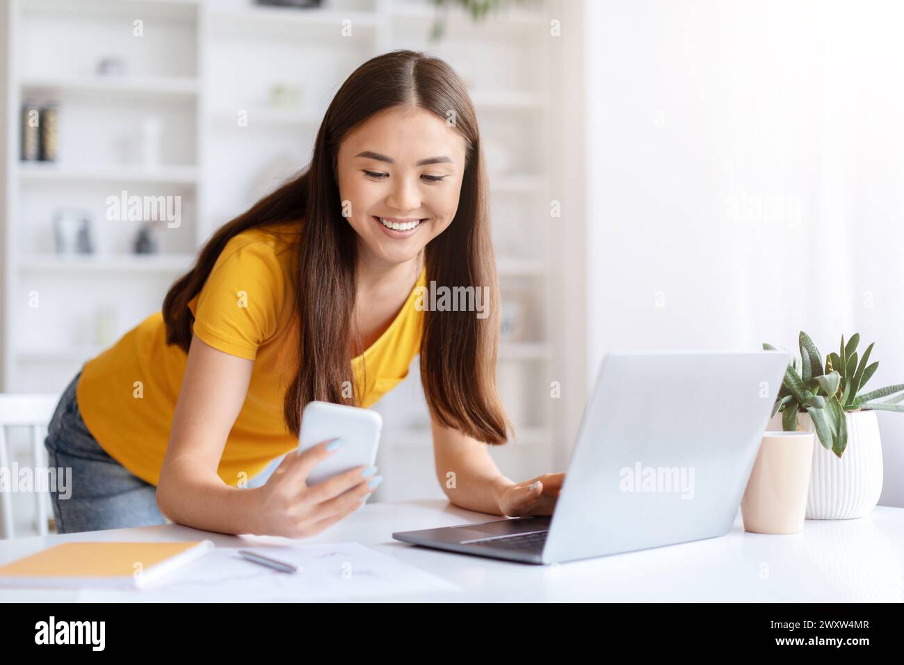 Young businesswoman organizing project hi-res stock photography and ...