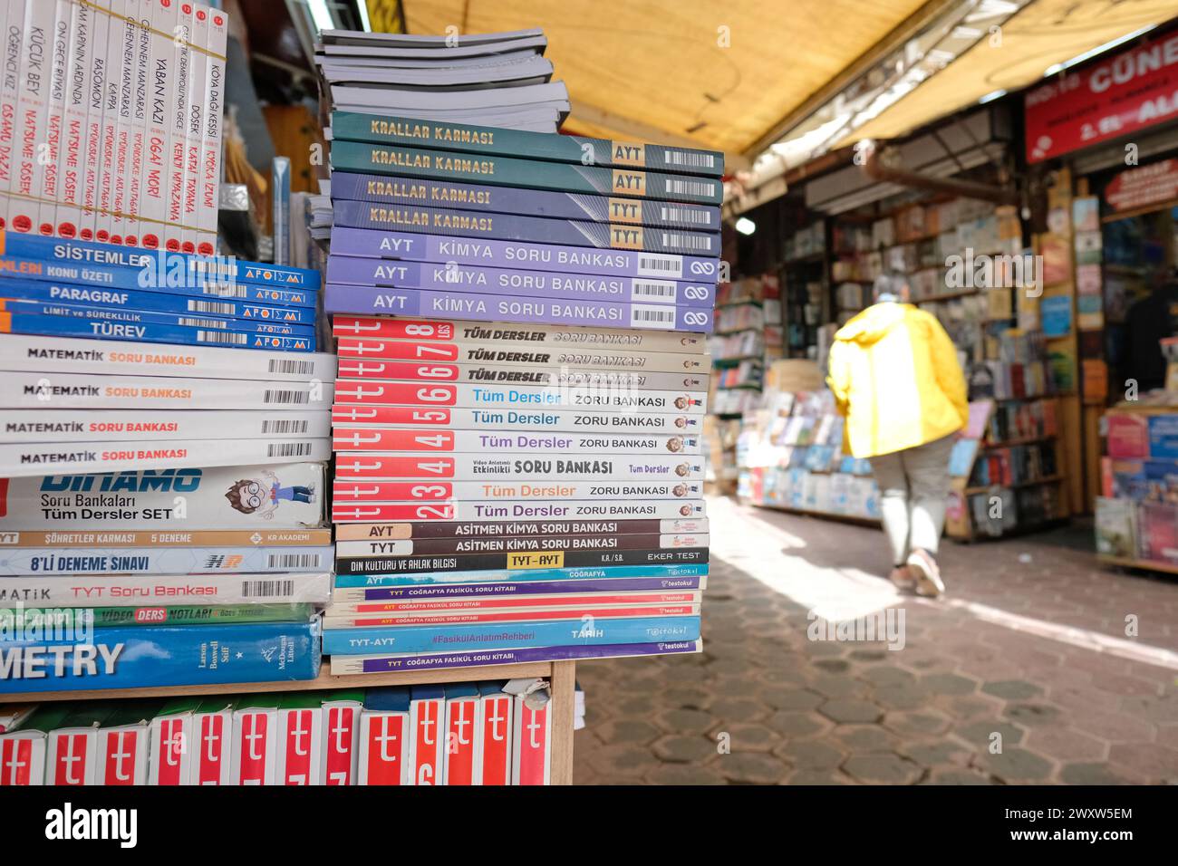 Istanbul Turkey - the book bazaar has many academic books and is located next to Istanbul ...