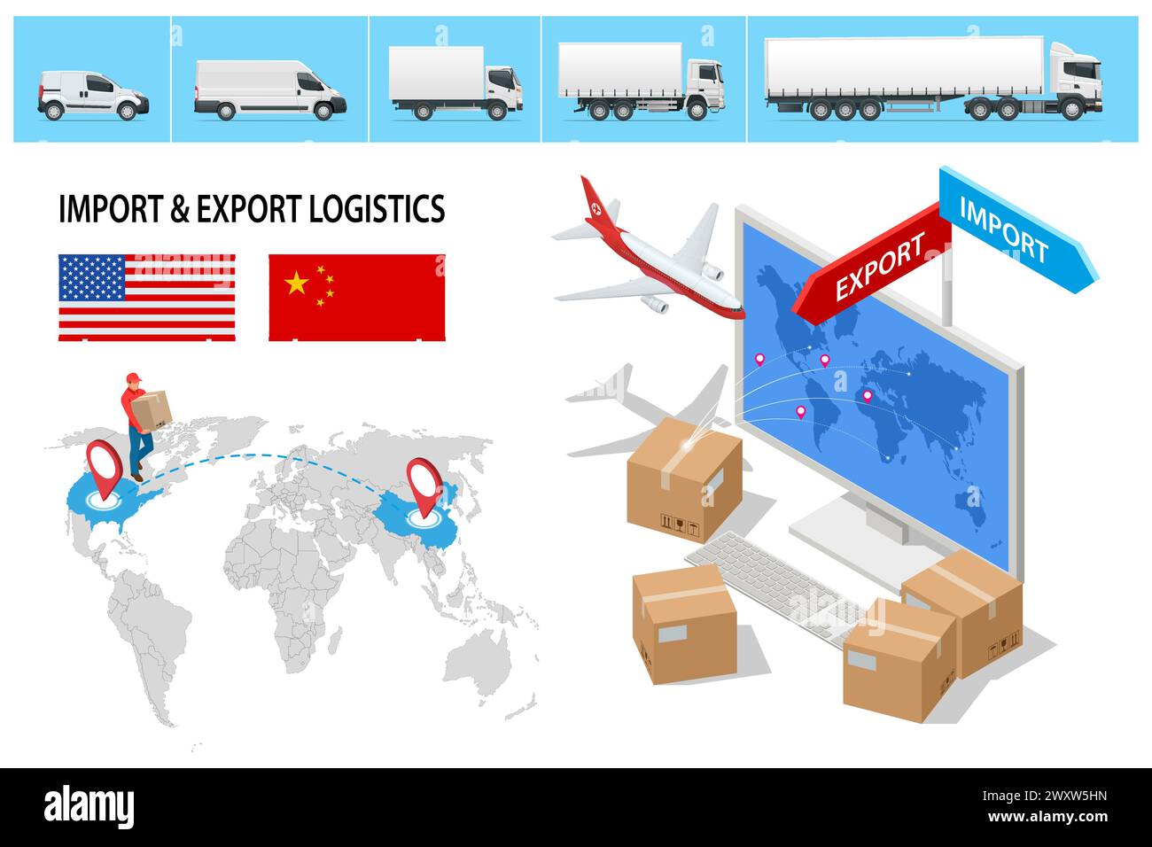 Loading concept pallet truck hi-res stock photography and images - Alamy