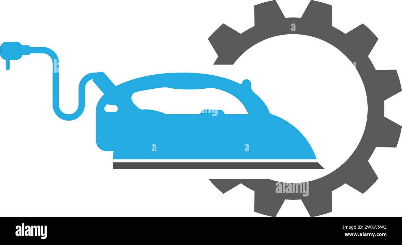 Iron icon logo, vector design illustration Stock Vector Image & Art - Alamy