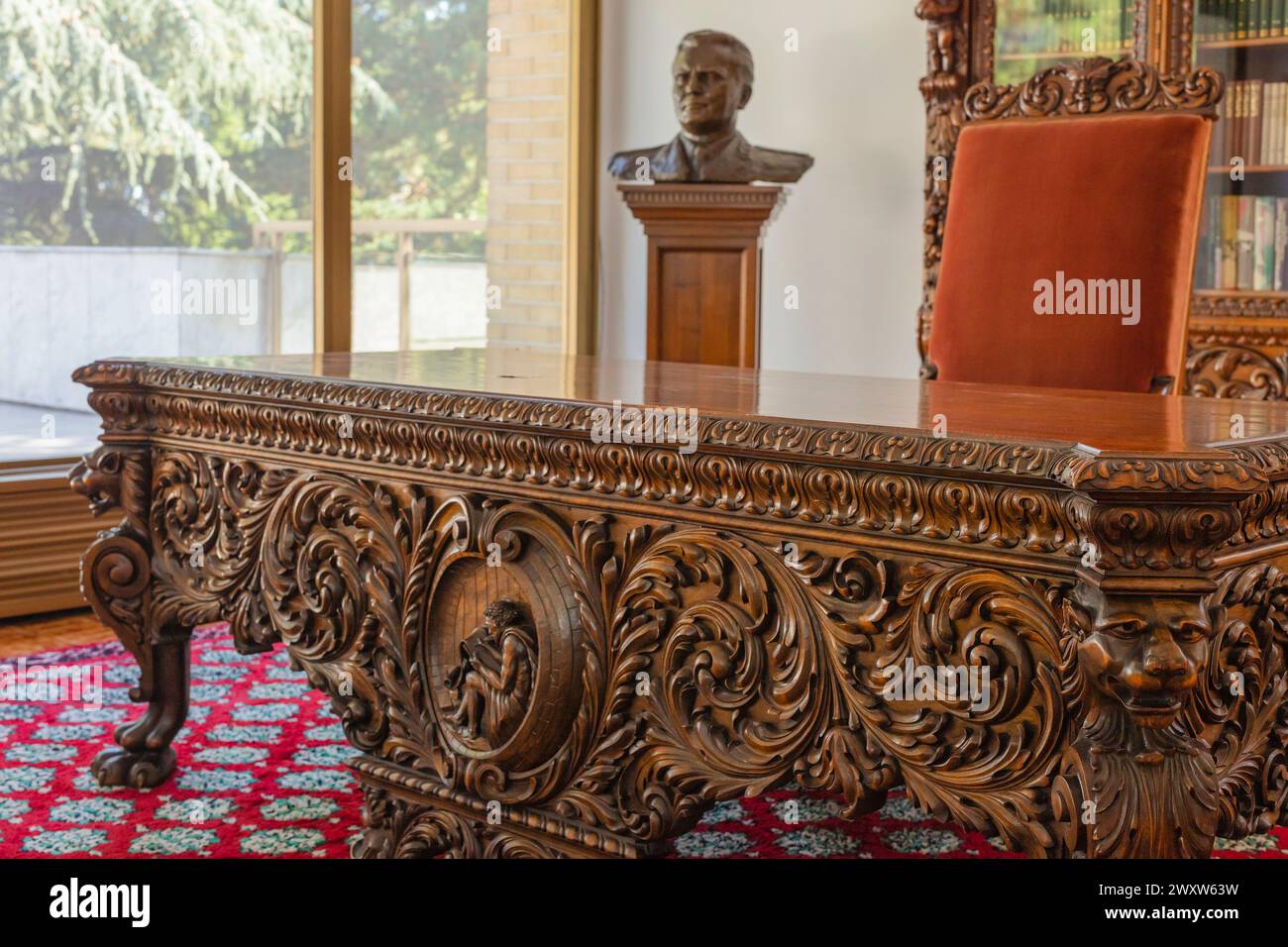 Statue of Josip Broz Tito, Museum of Yugoslavia, Belgrade, Serbia Stock ...