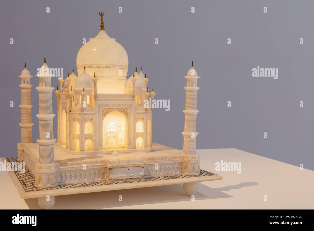 Scale model of the Taj Mahal, 1950s, Presents to Josip Bros Tito ...