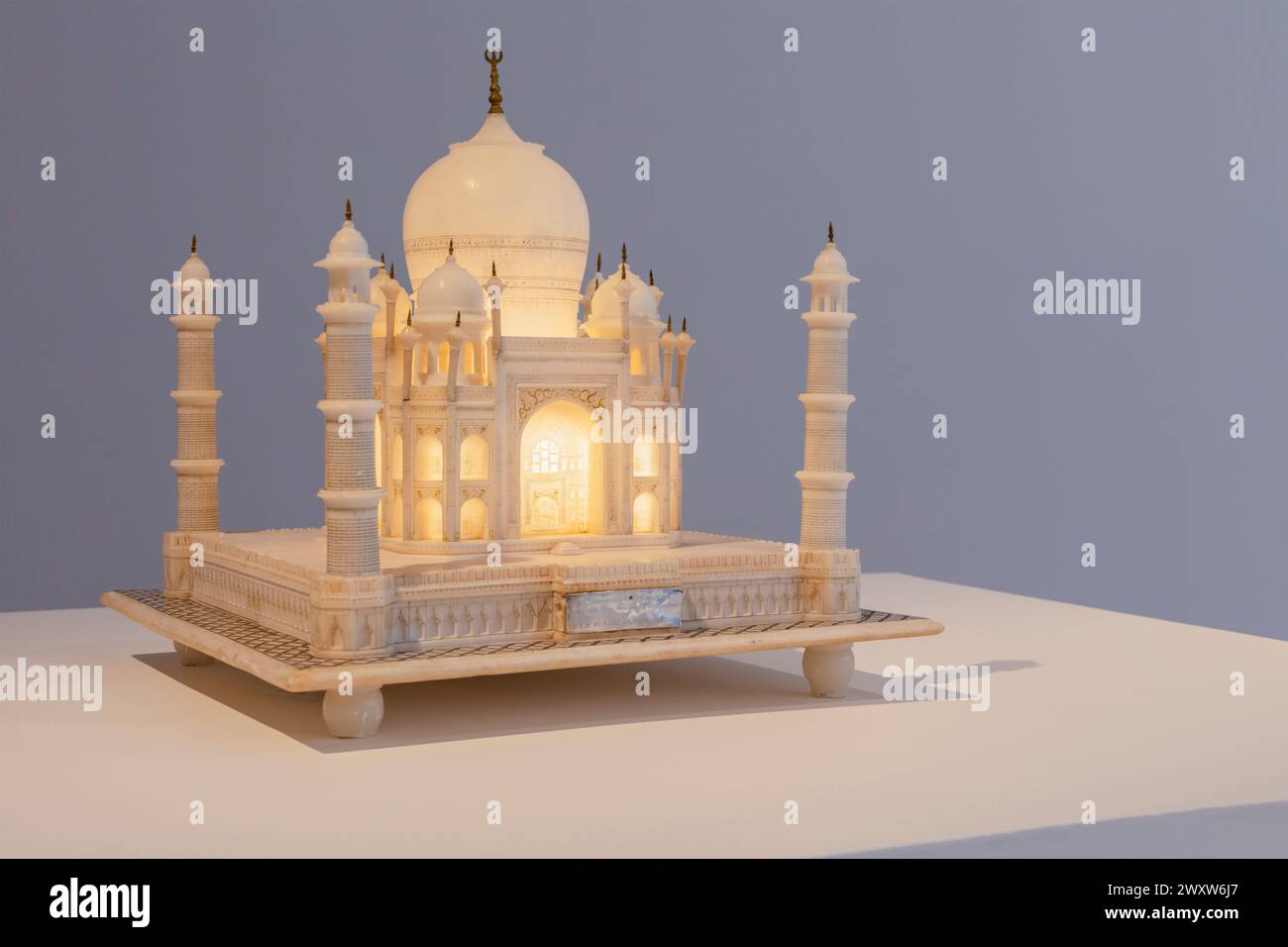 Scale model of the Taj Mahal, 1950s, Presents to Josip Bros Tito ...