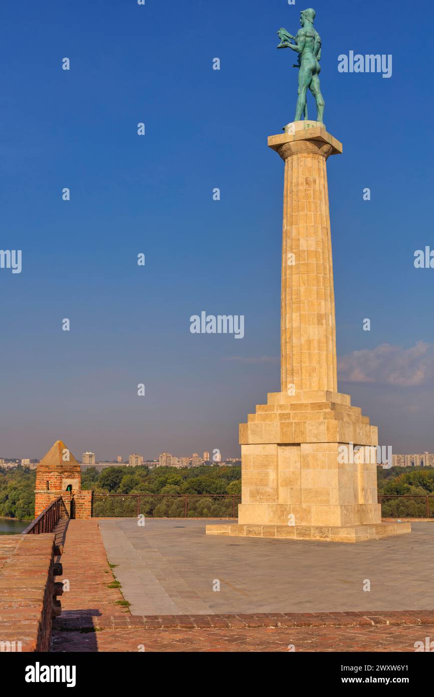 The Victor monument, 1912, Belgrade fortress, Kalemegdan, Belgrade ...