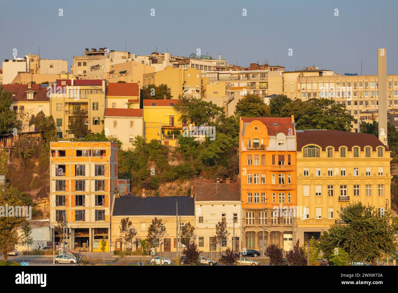 Belgrade cityscape skyline serbia aerial hi-res stock photography and ...