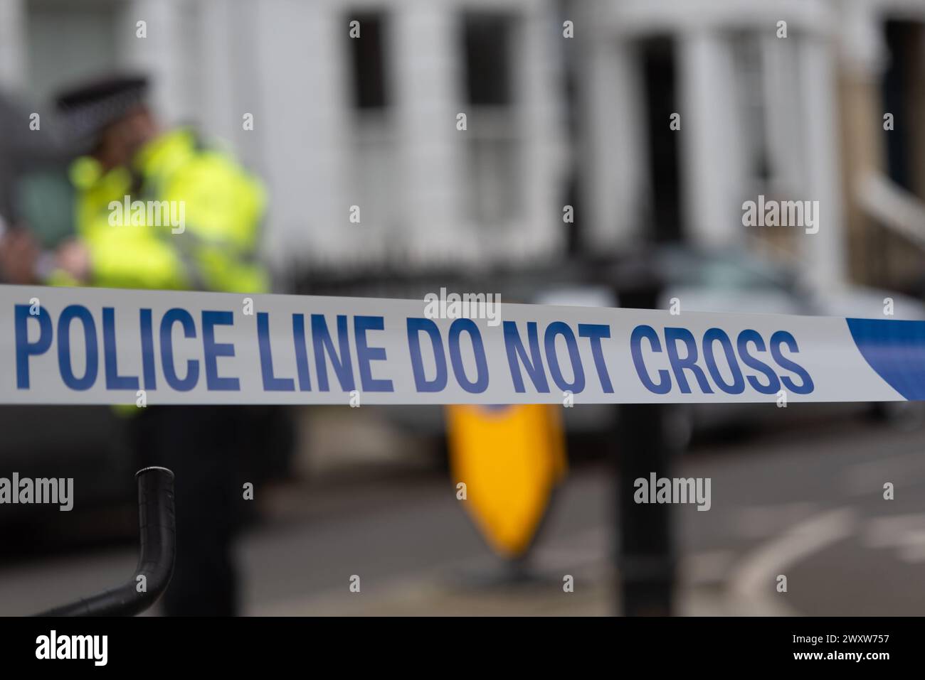 Comeragh Road, West Kensington, London, UK. 2nd Apr, 2024. Police and ...