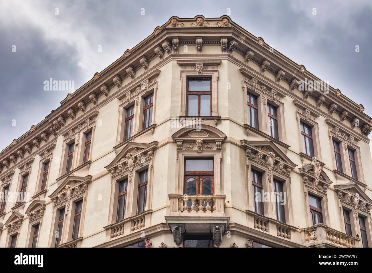 Vintage house, Street Kneza Mihaila, Belgrade, Serbia Stock Photo - Alamy