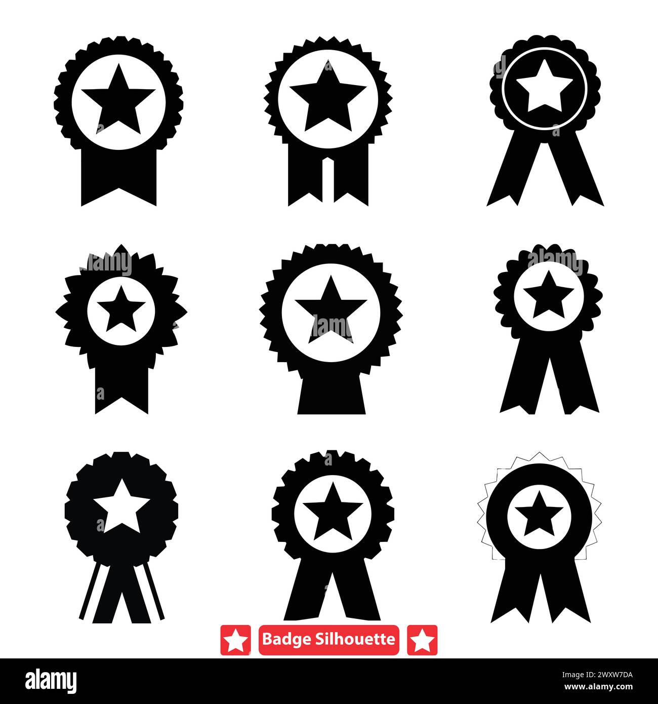 Badge outline Stock Vector Images - Alamy