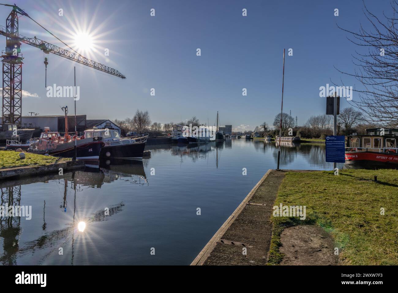 Saul Junction where the Stroudwater Canal meets the Gloucester ...