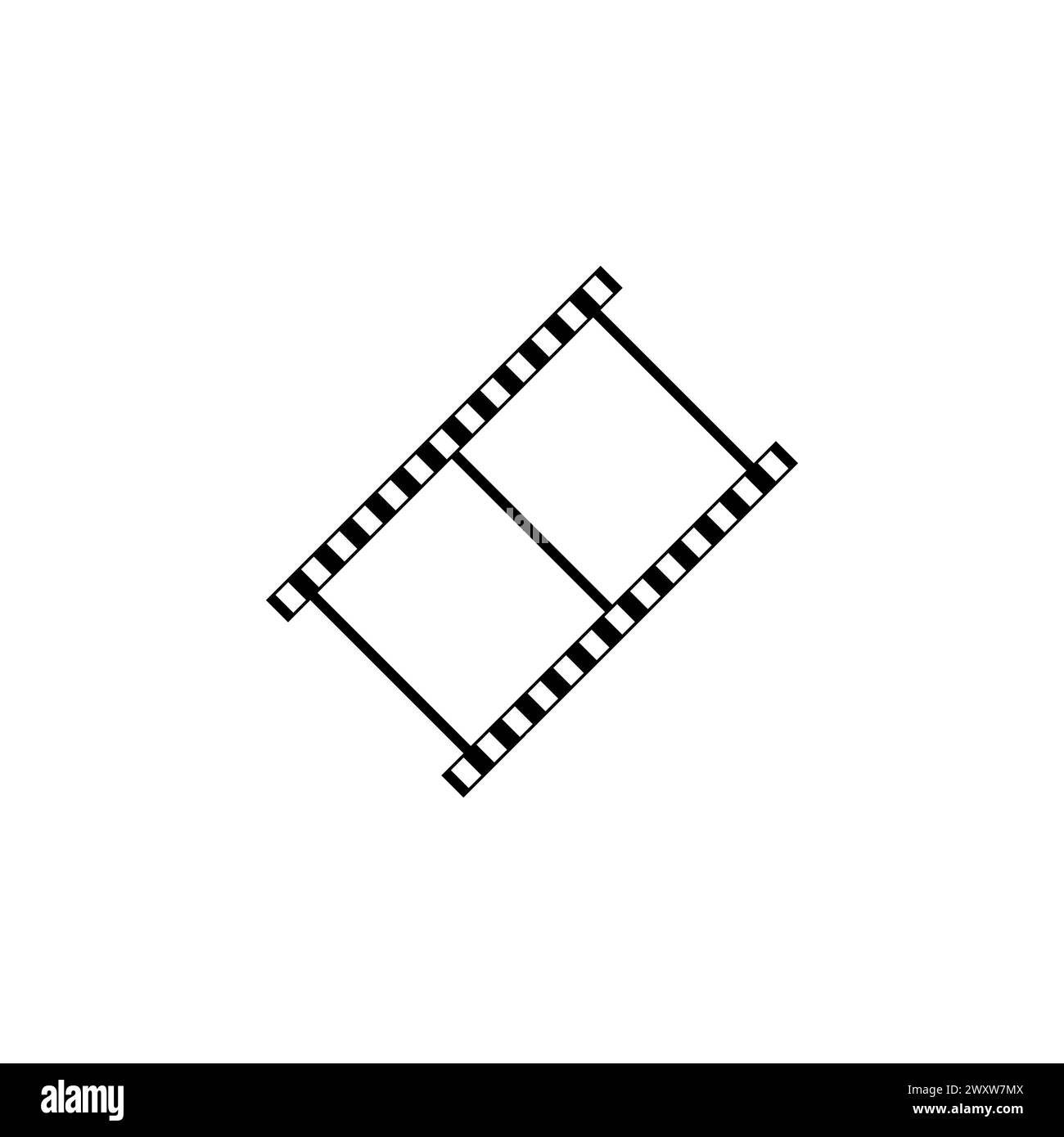Media Film flat vector icon. Simple solid symbol isolated on white ...