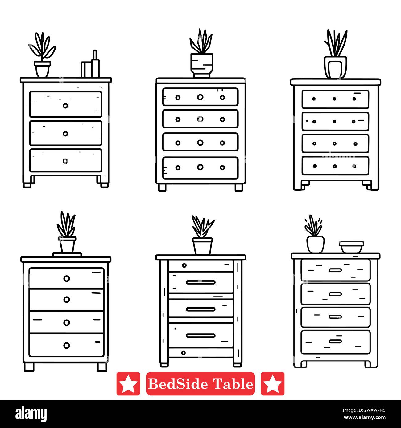 Bedside vector vectors Stock Vector Images - Alamy