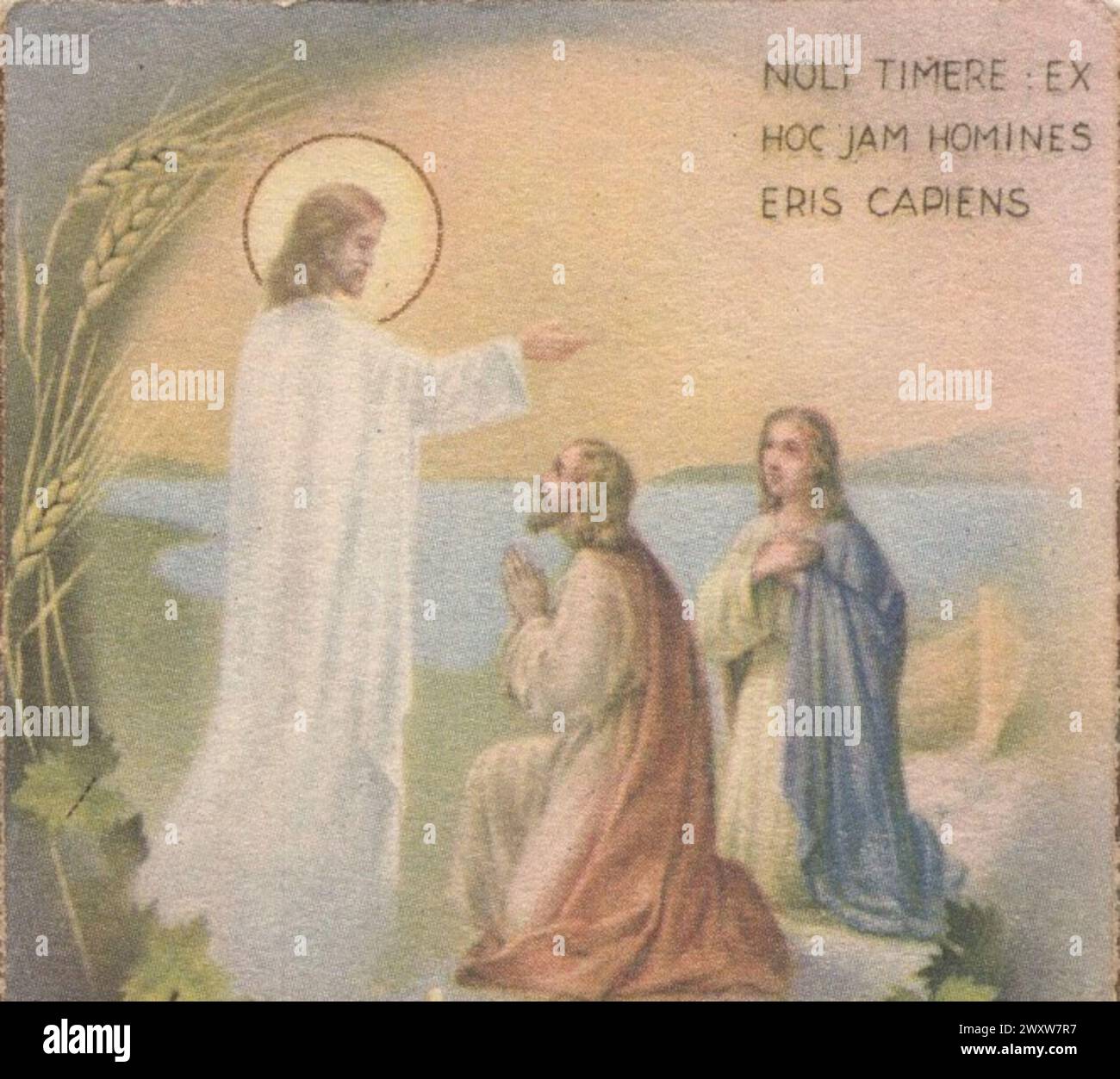 vintage holy card Jesus blessing / Jesus shining / Jesus Healing and ...