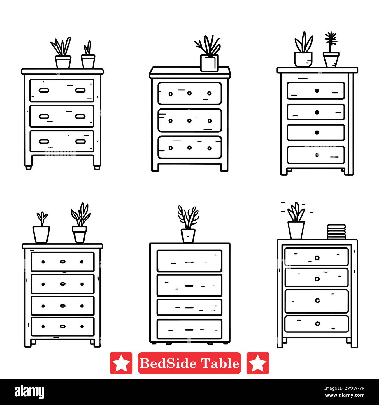 Bedside vector vectors Stock Vector Images - Alamy