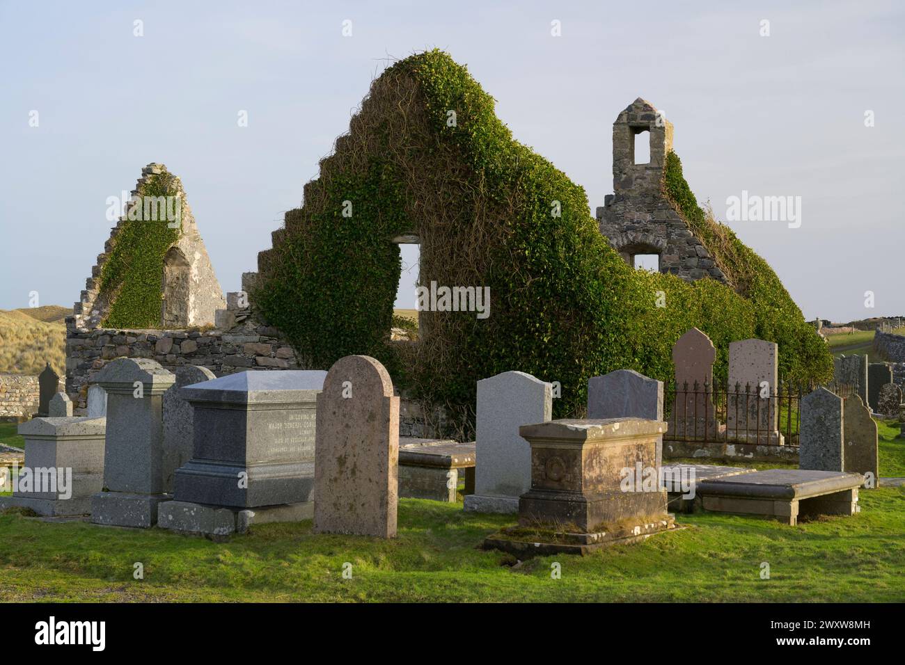 The ruins of Balnakeil Church, Sutherland, Scotland Stock Photo - Alamy