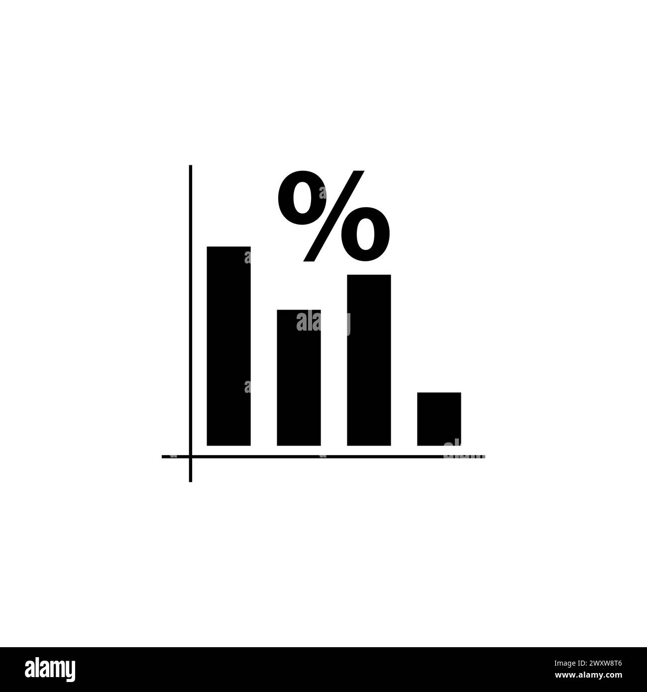 Pie Chart flat vector icon. Simple solid symbol isolated on white background Stock Vector Image ...