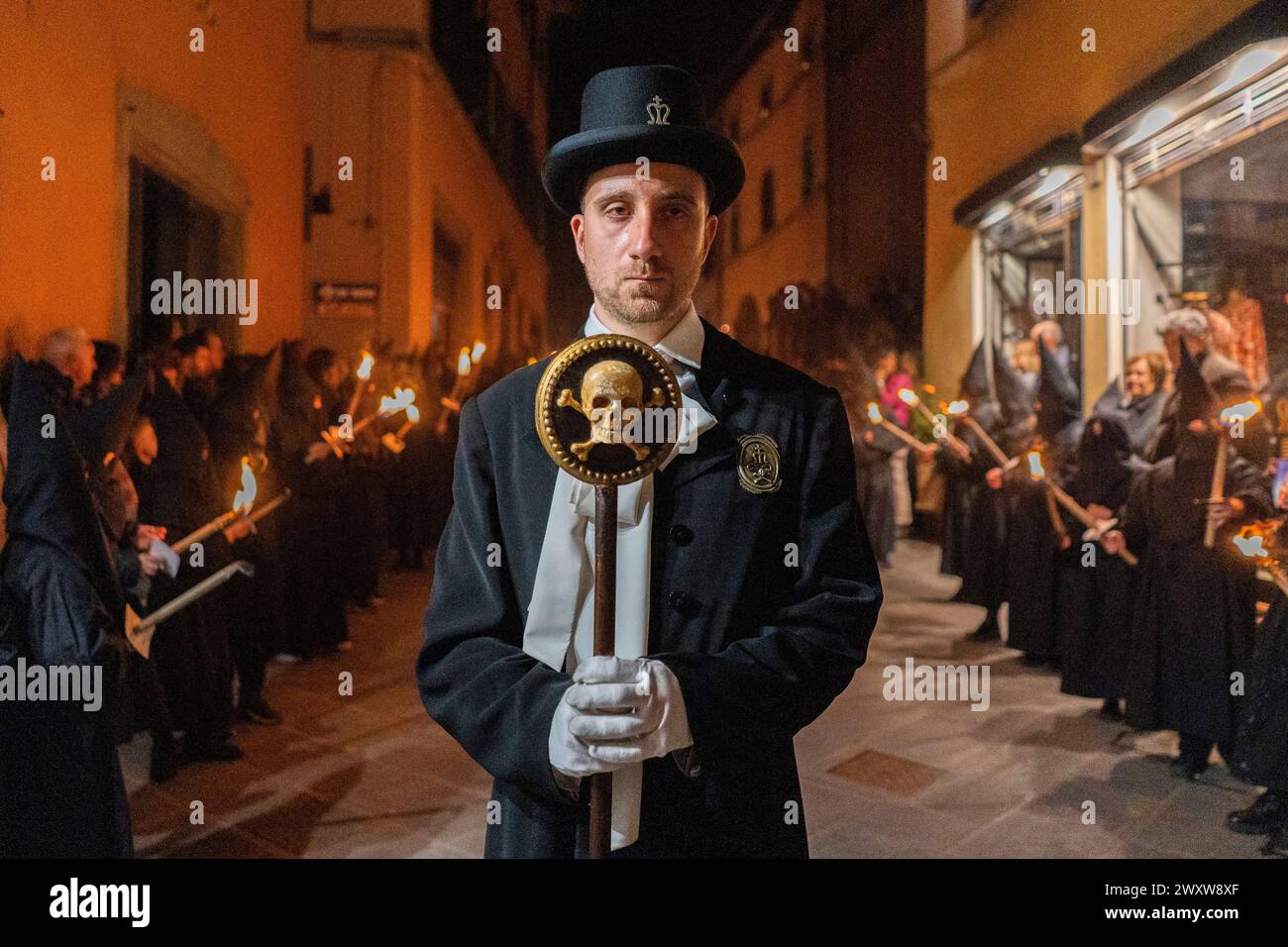 Tuscany, Italy, on March 29, 2024.The annual Good Friday Easter parade ...