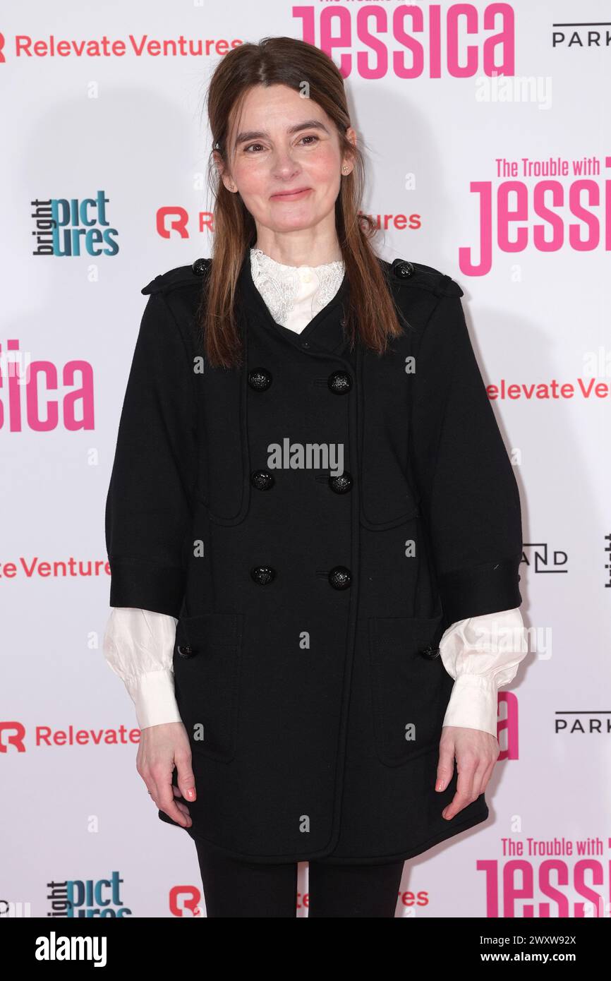 Shirley Henderson arriving at the London premiere of The Trouble with Jessica, at the Vue West ...