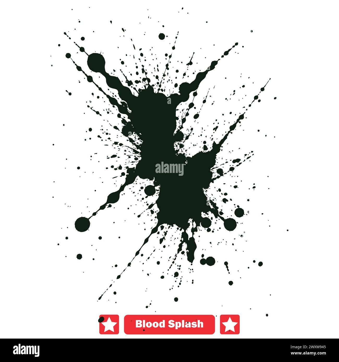 Blood splatter forensic Stock Vector Images - Alamy