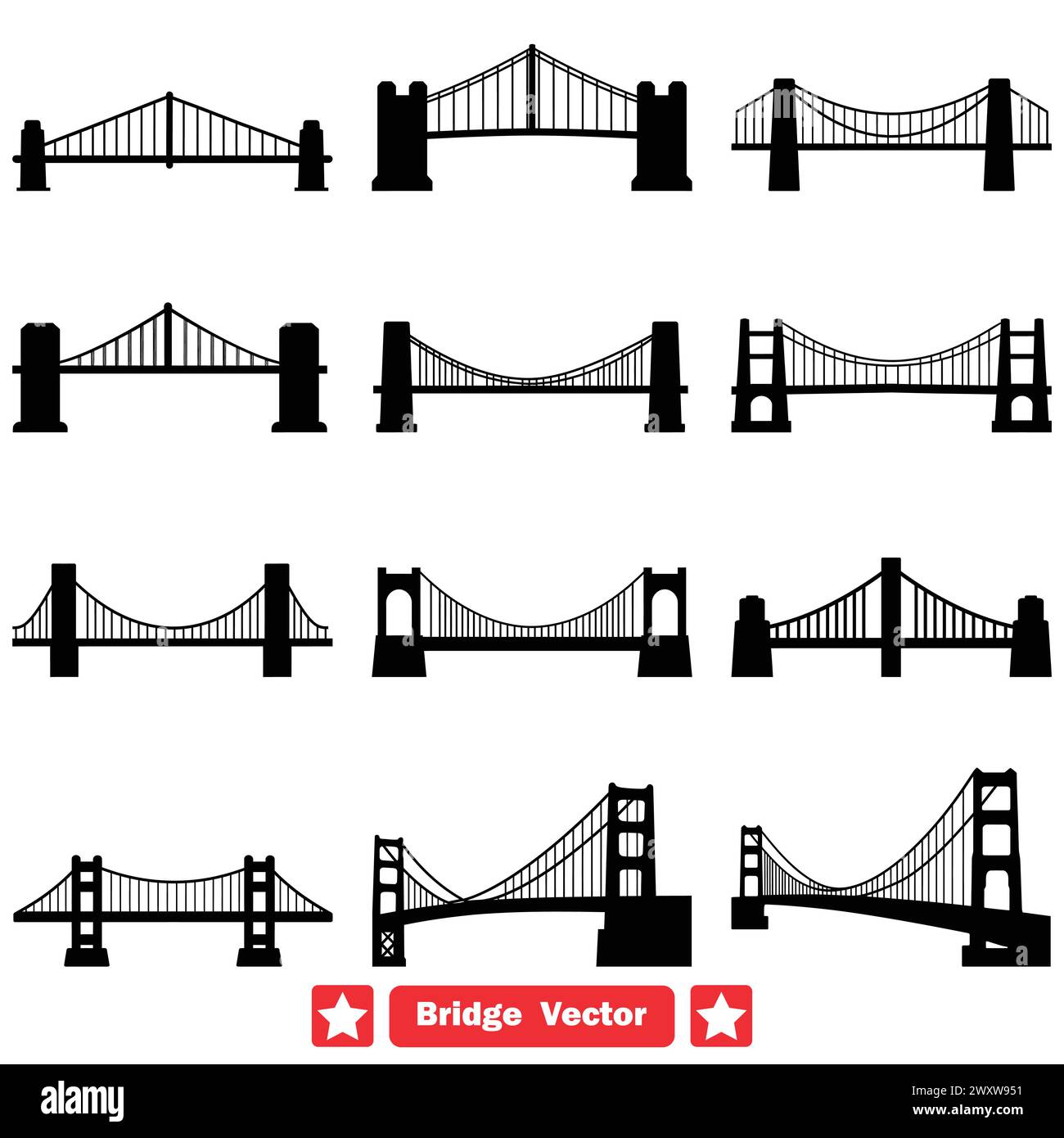 Architectural silhouettes vector vectors Cut Out Stock Images ...