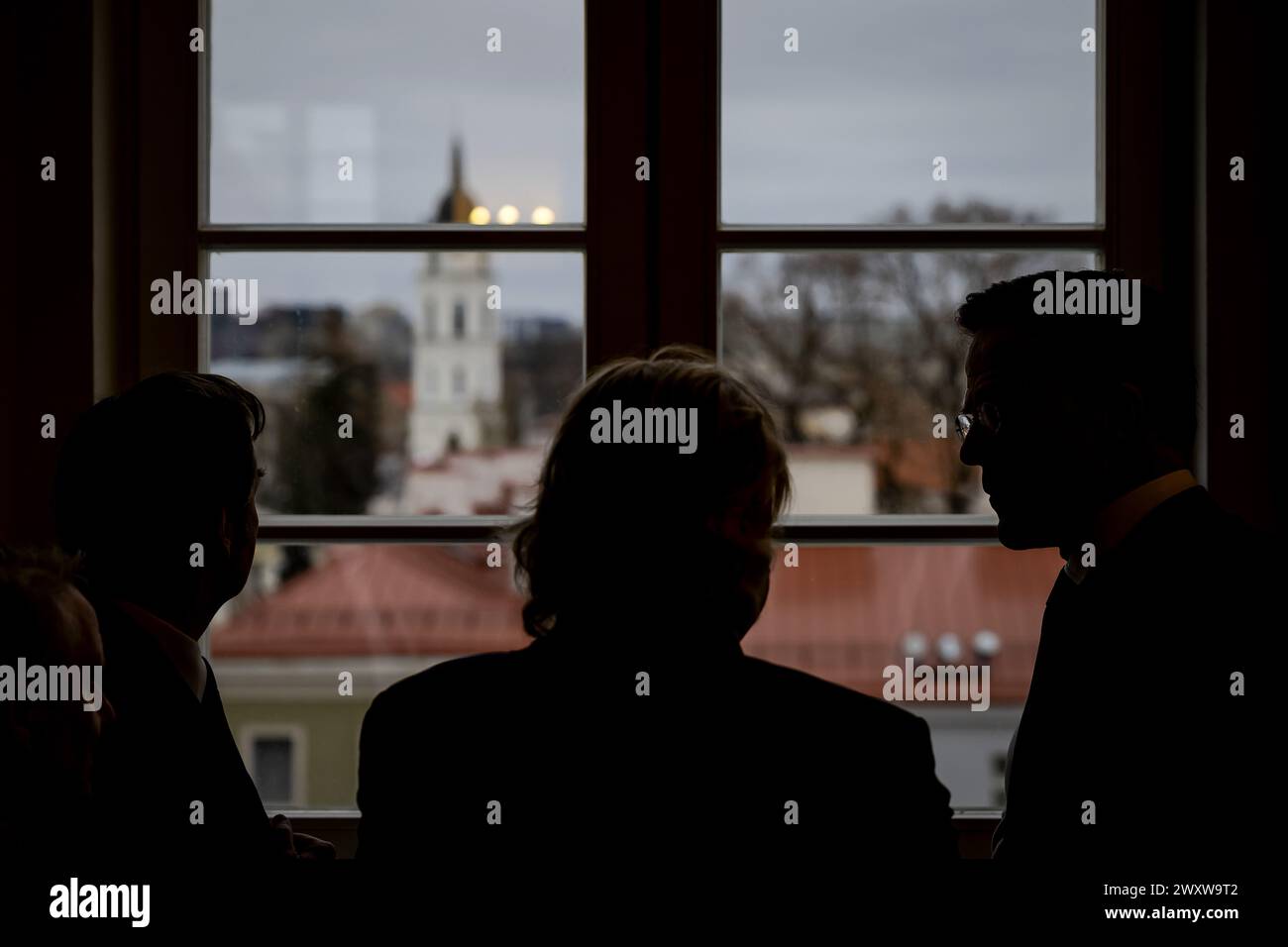 VILNIUS - Outgoing Prime Minister Mark Rutte during a visit to the ...
