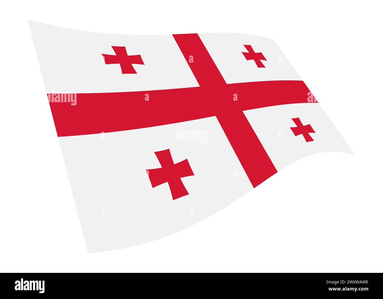 Georgia waving flag graphic with clipping path Stock Photo - Alamy Georgia waving flag graphic with clipping path Stock Photo - Alamy