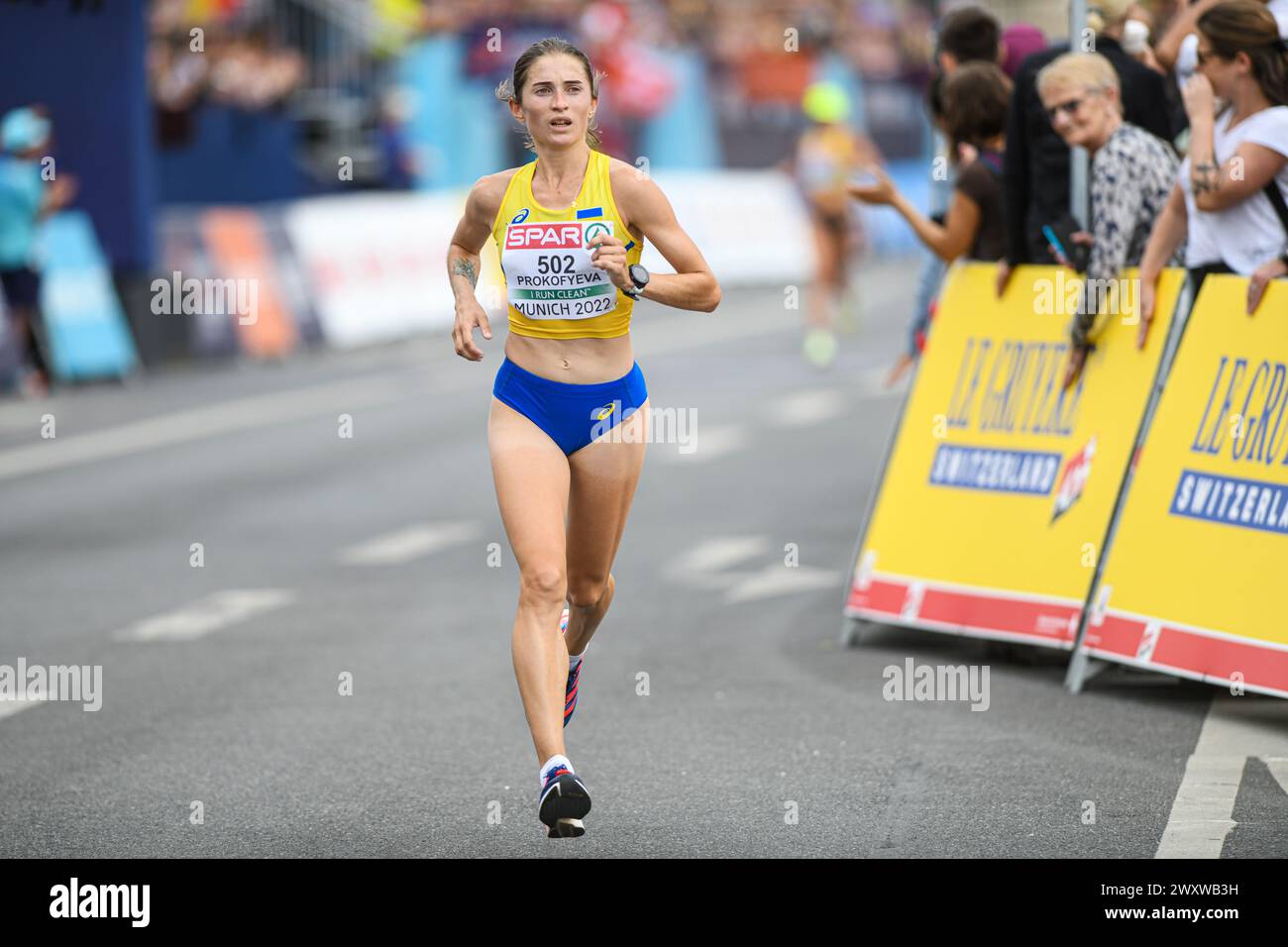 Yevheniya Prokofyeva (Ukraine). Women's Marathon. European ...