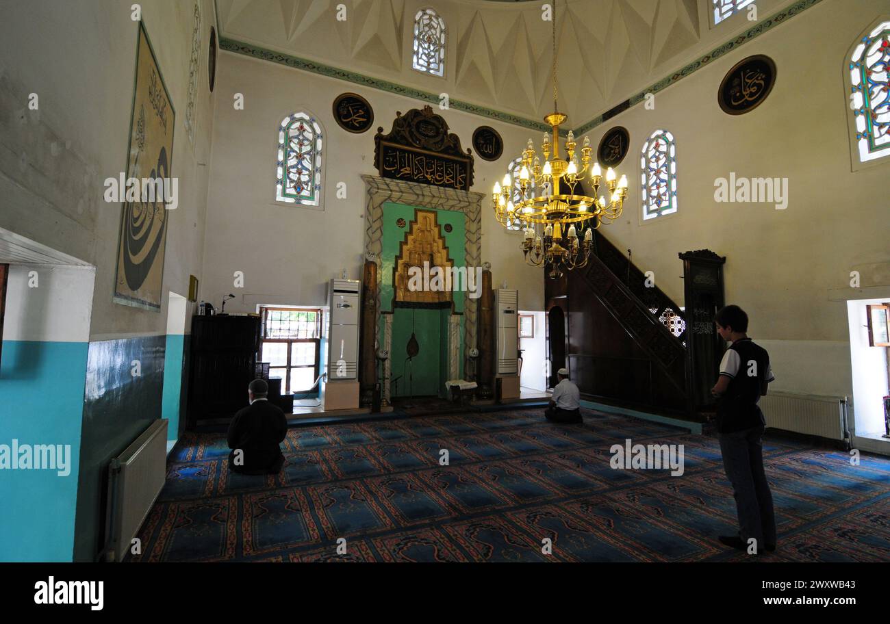 Ishak Pasha Mosque and Complex in Inegol, Bursa, Turkey Stock Photo - Alamy
