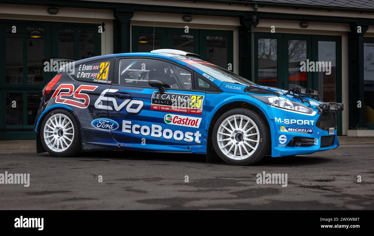 2015 WRC Championship Ford Fiesta R5, on display at the Motorsport ...