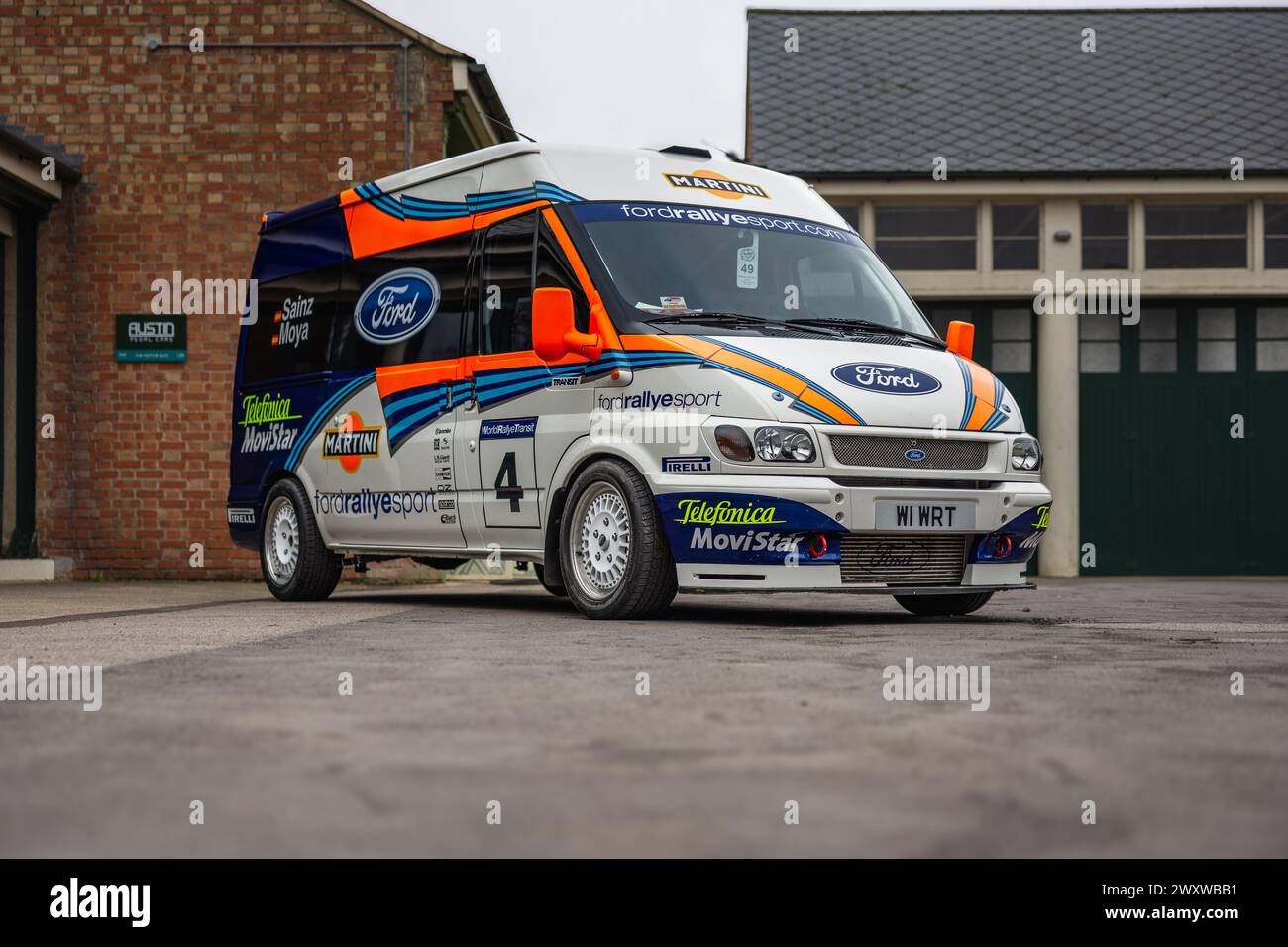 2001 WRC Ford Transit, on display at the Motorsport assembly held at ...