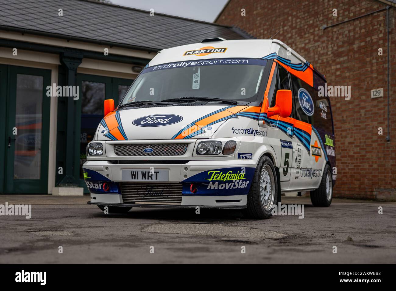 2001 WRC Ford Transit, on display at the Motorsport assembly held at ...